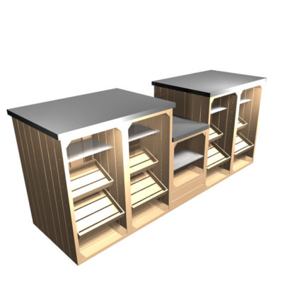 Linkshelving | Rustic Display Equipment